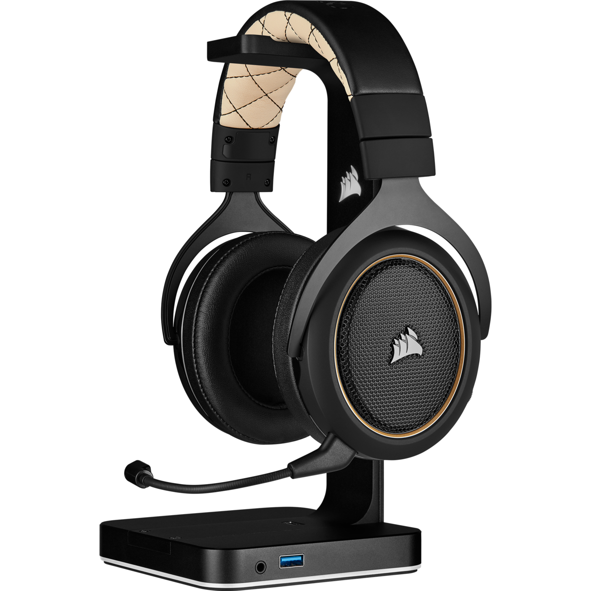 CORSAIR HS70 PRO WIRELESS Gaming Headset- Cream/ Carbon