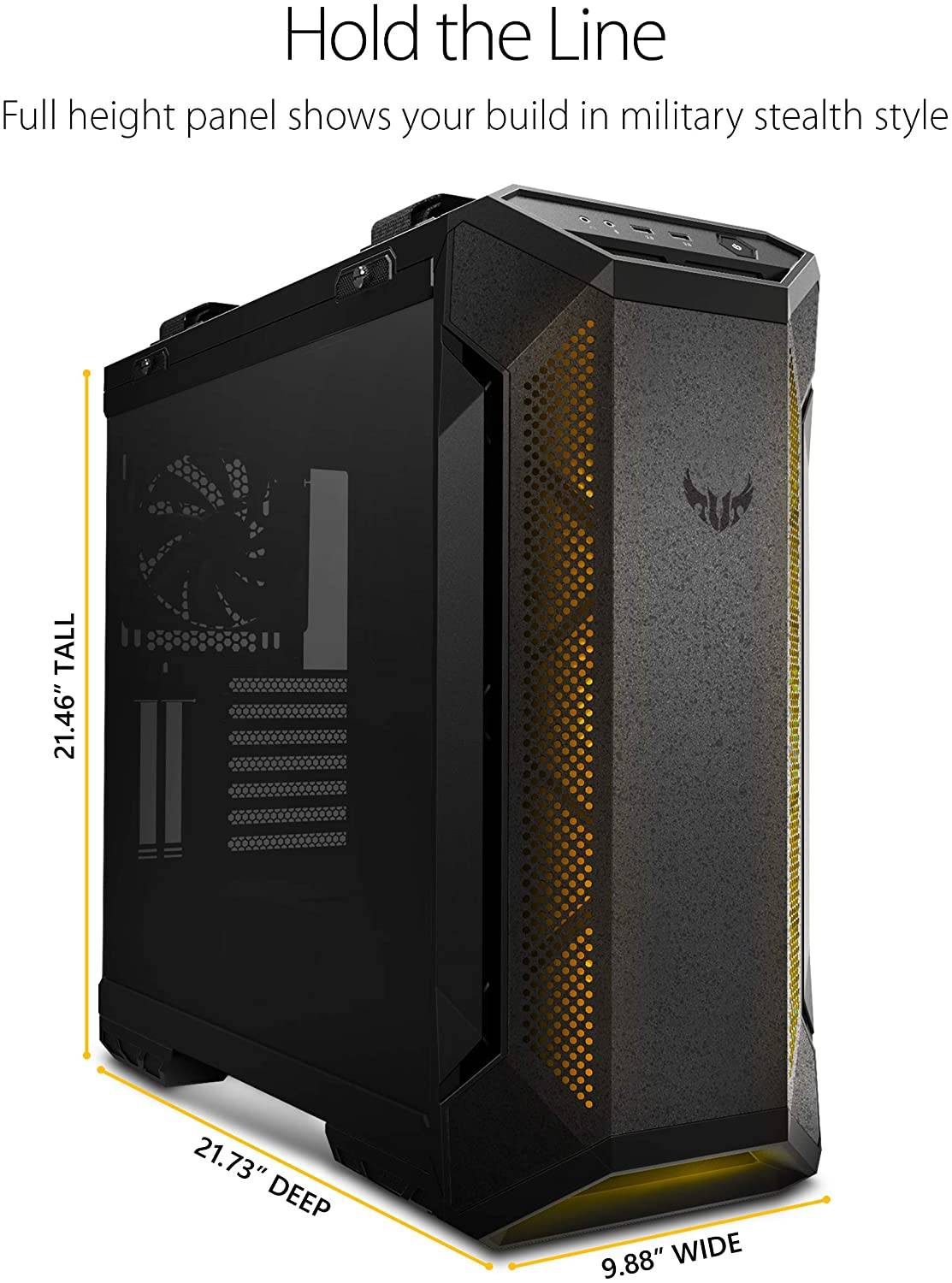 ASUS TUF Gaming GT501 Mid-Tower Case (Black I White Edition)