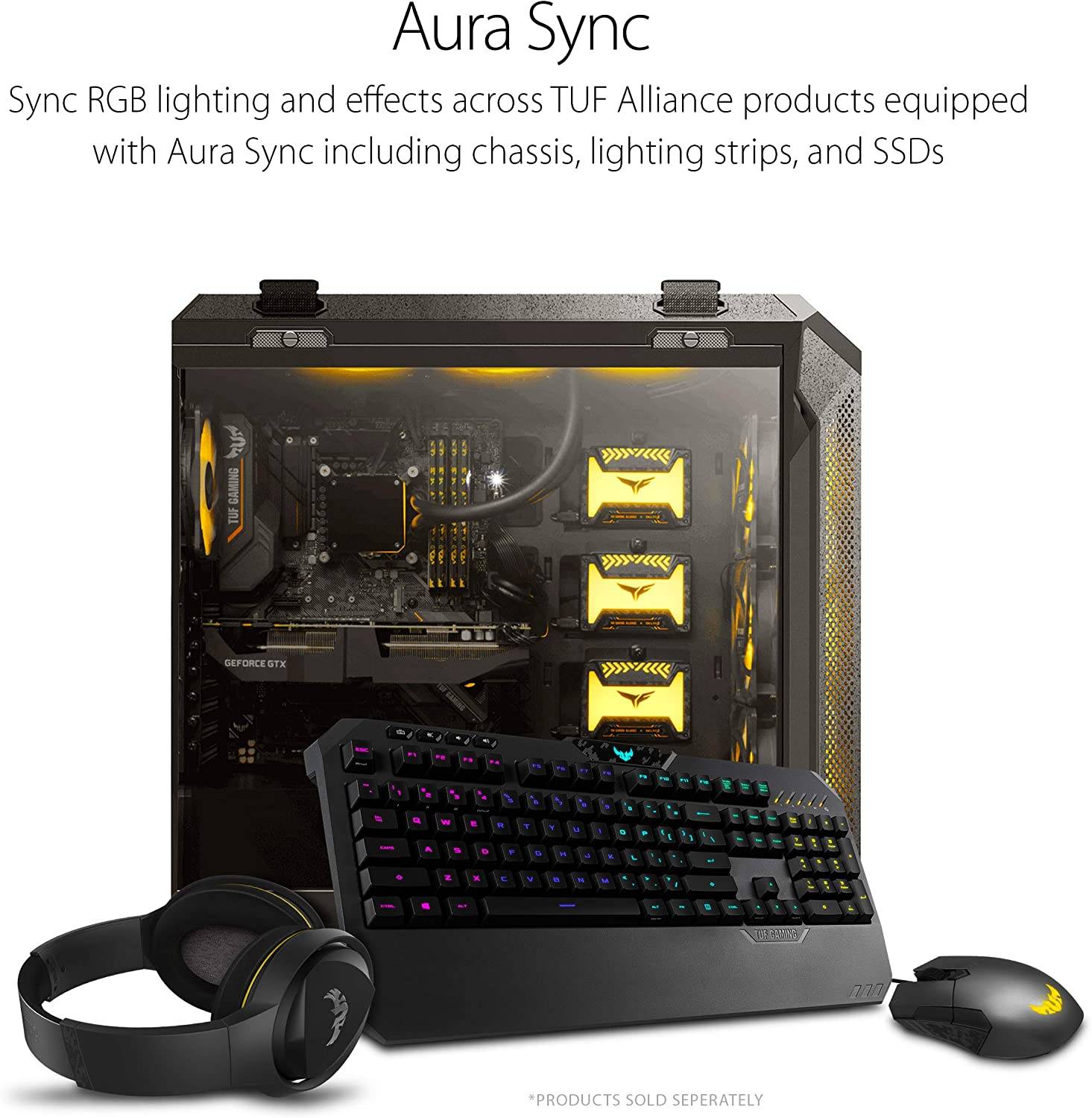 ASUS TUF Gaming GT501 Mid-Tower Case (Black I White Edition)