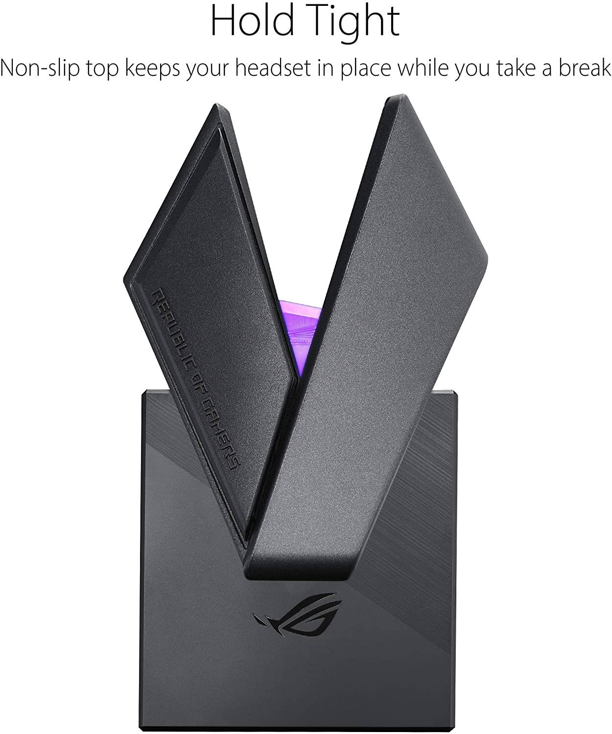 ASUS ROG THRONE QI (HEADSET STAND) with wireless charging, 7.1 surround ...