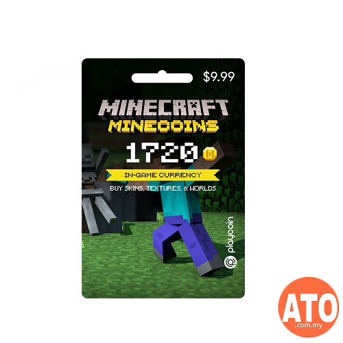 Minecraft Minecoins Pack - 1720 Coins (Minecraft.net) - In Game Currency