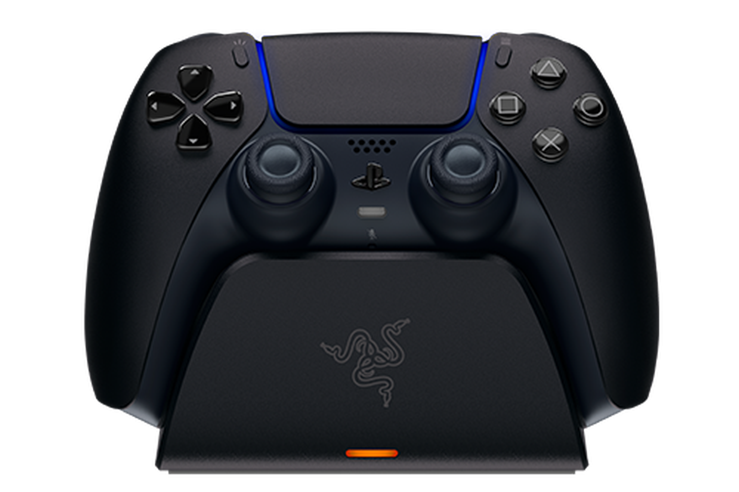 RAZER Quick Charging Stand For PS5 Dual Sense Controller White razer-quick-charging-stand-for-ps5-dual-sense-controller-white