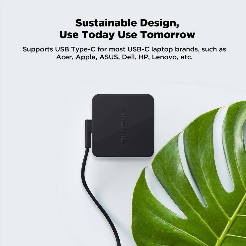 INNERGIE 100W USB-C Notebook Adapter (Compatible with 45W, 65W, 90W, 100W)