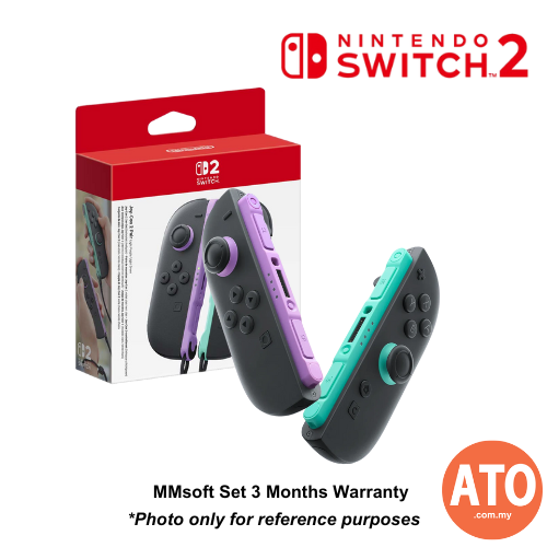 Nintendo Switch 2 Joy Controller Purple/Green (MMsoft set, 3 Months ...