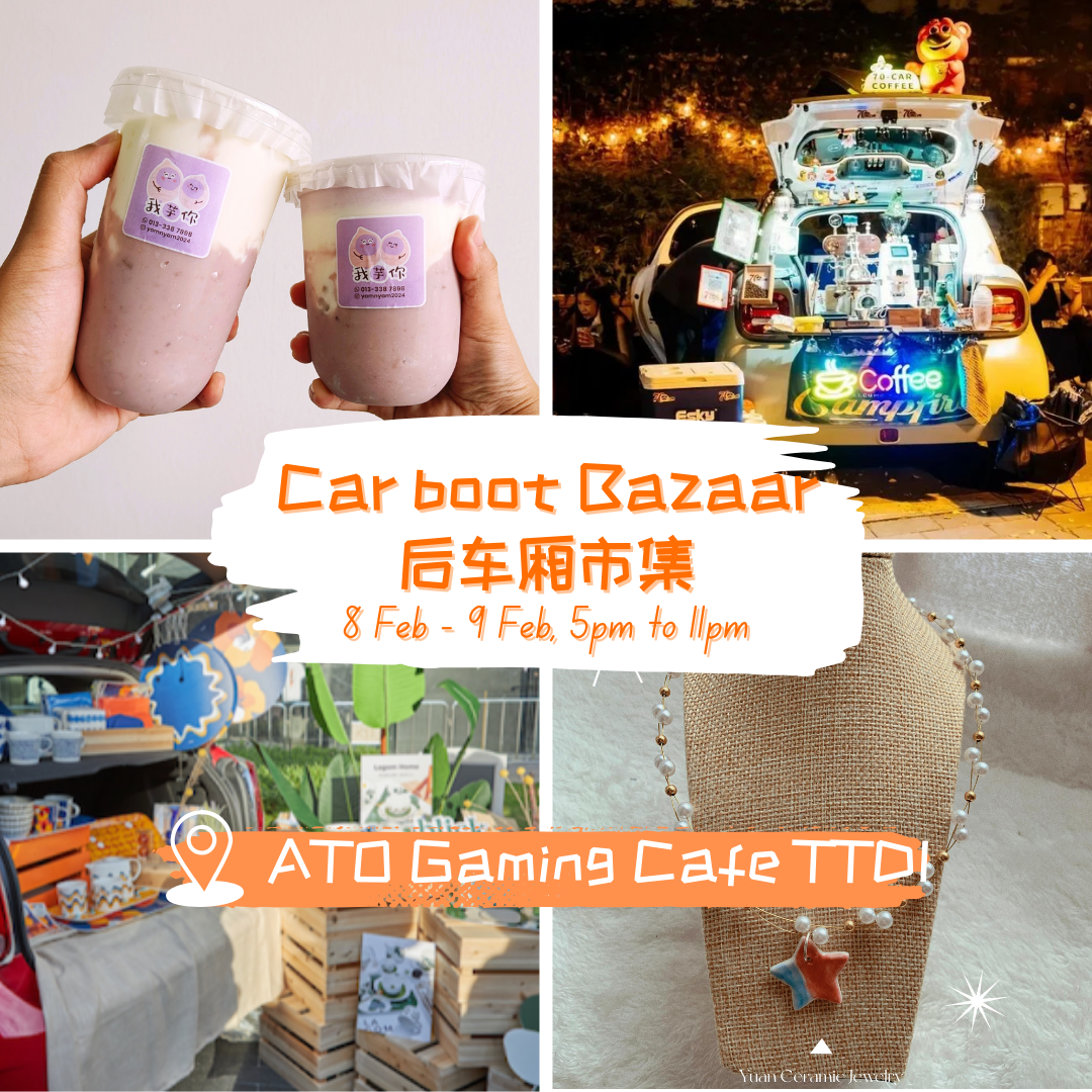 Car boot Bazaar is here! @ATO Gaming Cafe TTDI