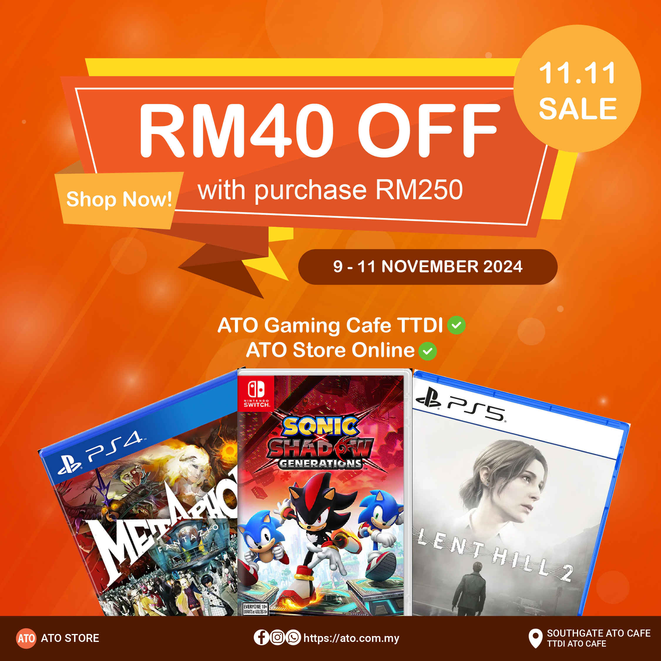 Get Ready for ATO Store's 11.11 Sales!