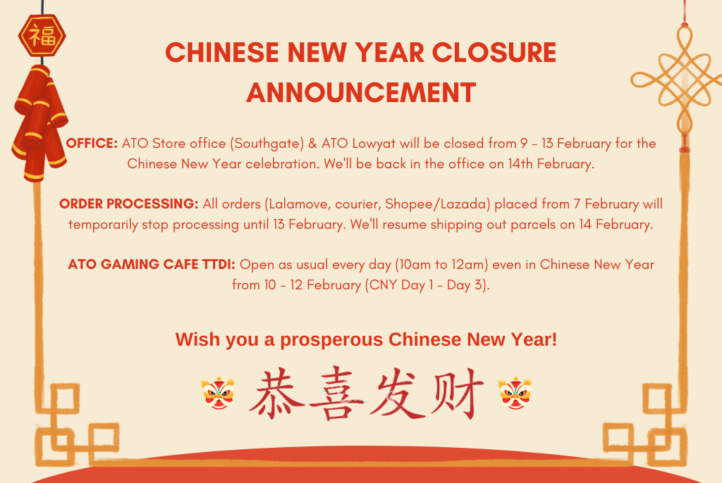 Chinese New Year Closure Notice