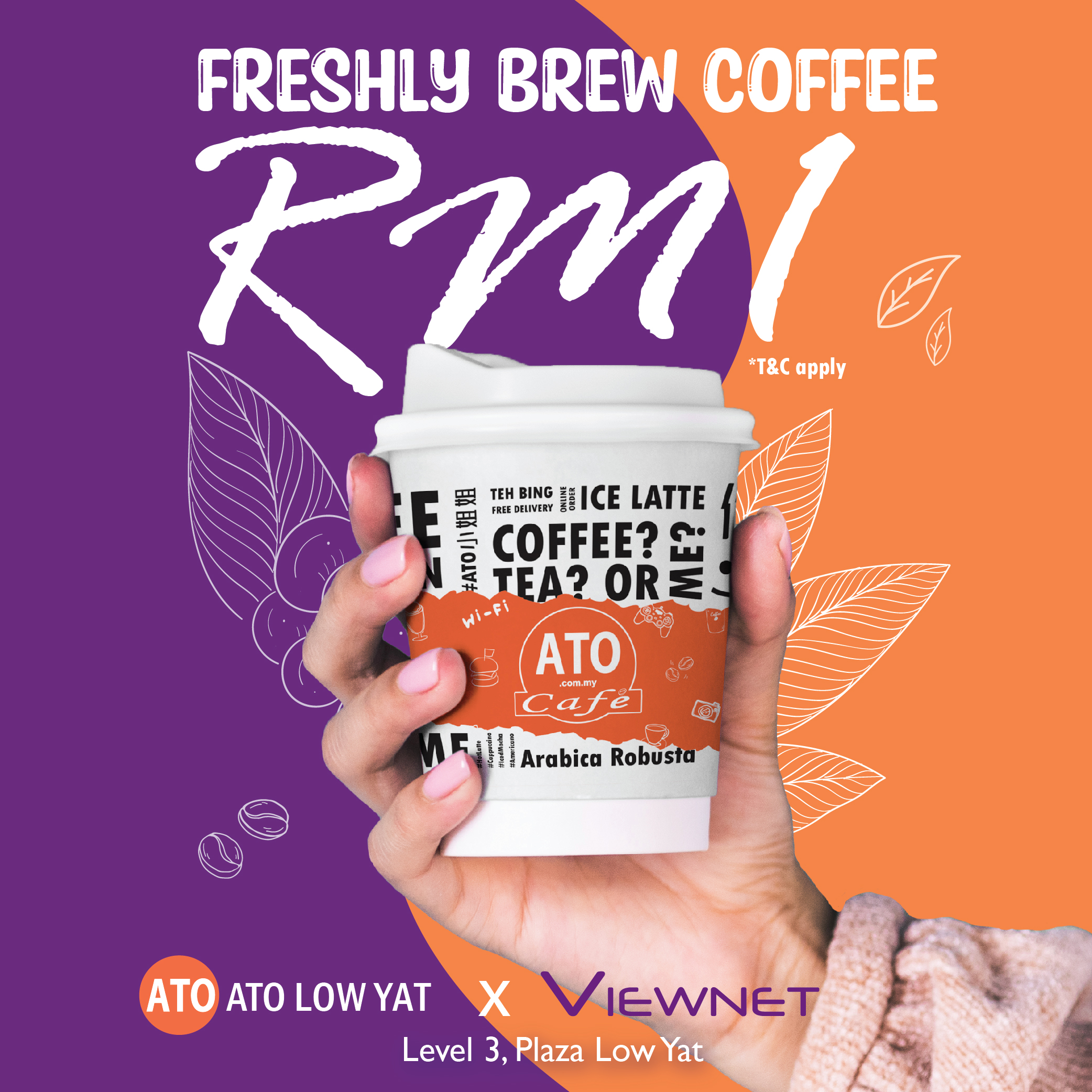 Freshly Brew Coffee RM1