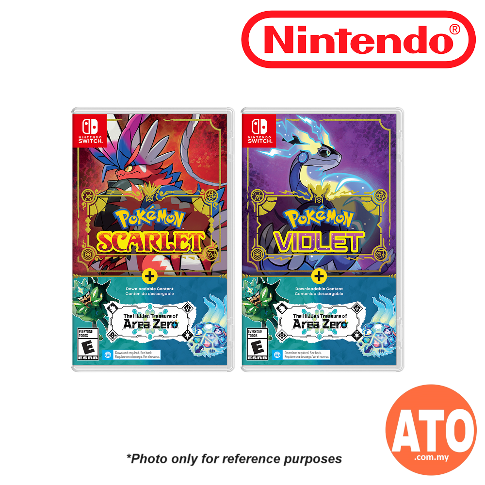 Pokemon Scarlet & Violet + DLC Bundle Packs for Nintendo Switch (ENG/CHI)