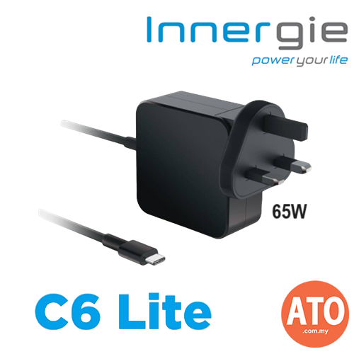 INNERGIE 65W USB-C Notebook Adapter (Compatible with 45W, 65W)