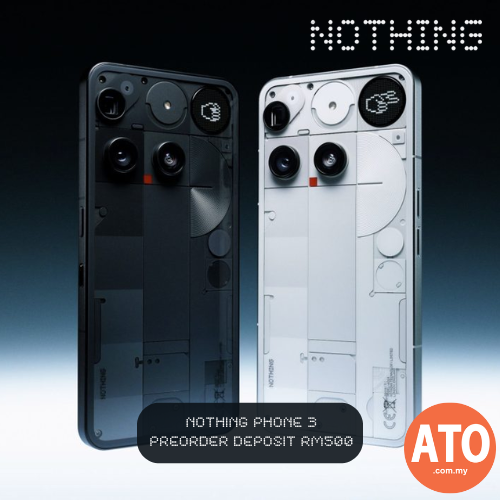 NOTHING PHONE (3) 12GB RAM + 256GB / 16GB RAM + 512GB (White/Black)