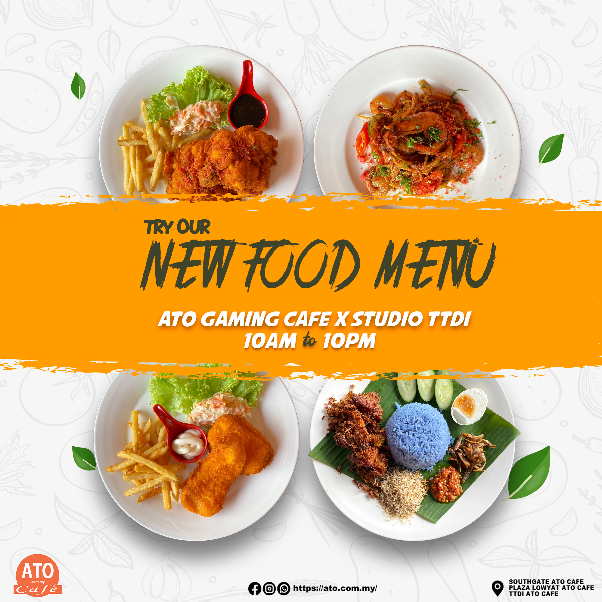 ATO Gaming Cafe X Studio TTDI Operation Hours Announcement